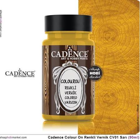 Cadence Colour On Renkli Vernik CV01 Sarı - Ahşap Hobi Market